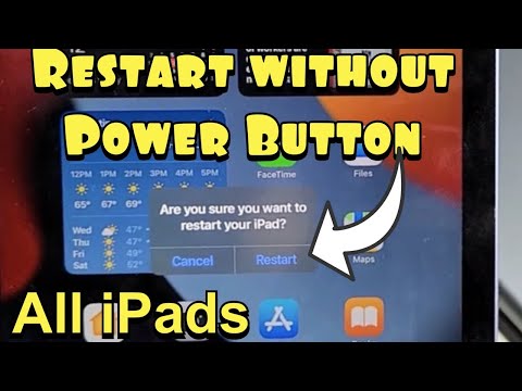 All iPads: How to Restart without Power Button (Broken Power Button?)