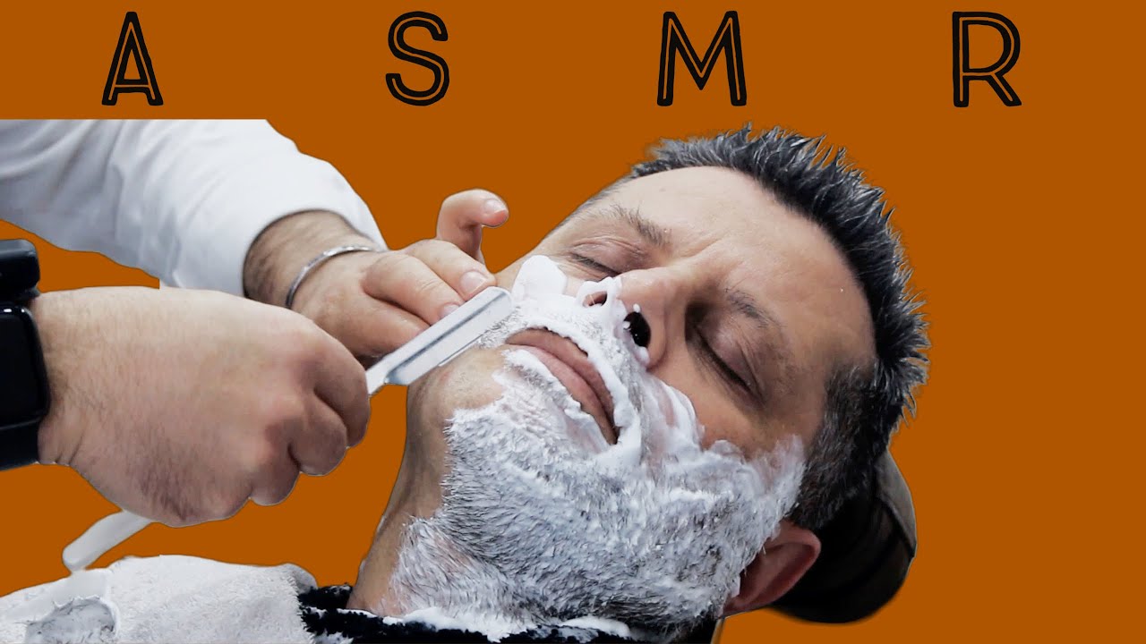ASMR beard shave: The ultimate relaxing experience.