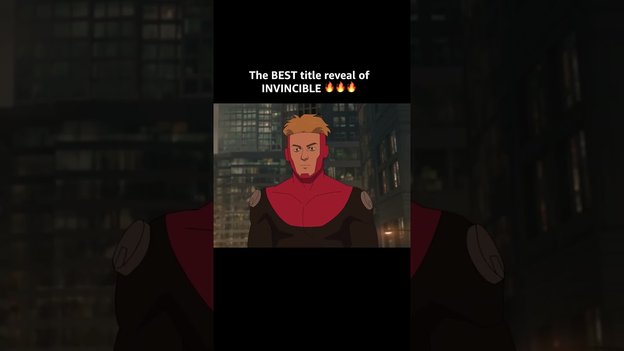 The BEST Invincible opening ever #Invincible #invincibleTitleCard #powerplex #aaronpaul #stevenyeun