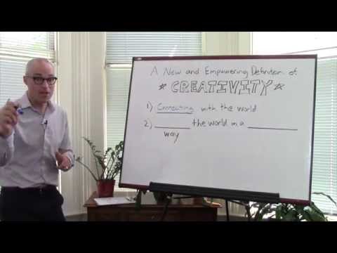 Creativity Matters: A New and Empowering Definition of Creativity Part 1