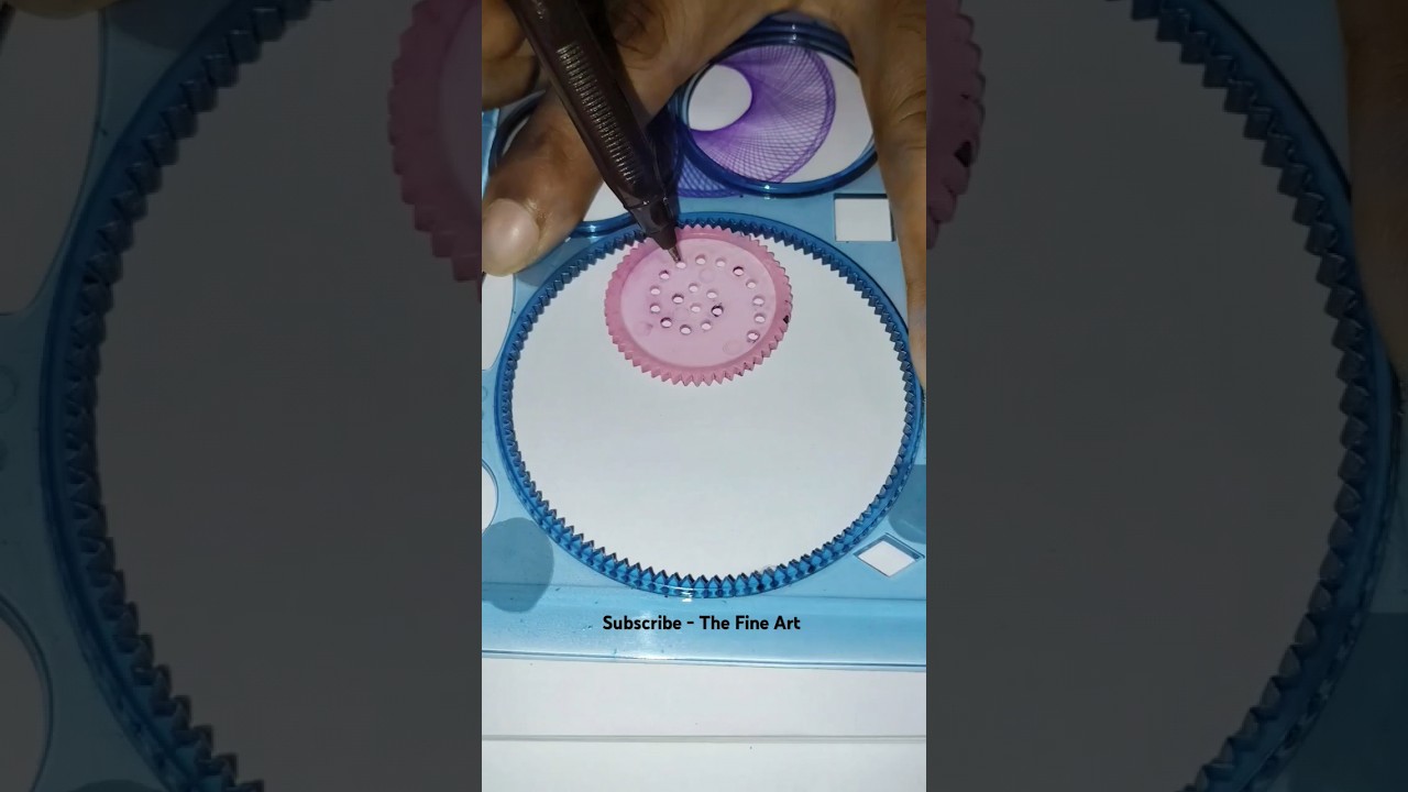 The Fine Art Spirograph tutorial for beginners | The spirograph designs #art #spirograph #ytshorts