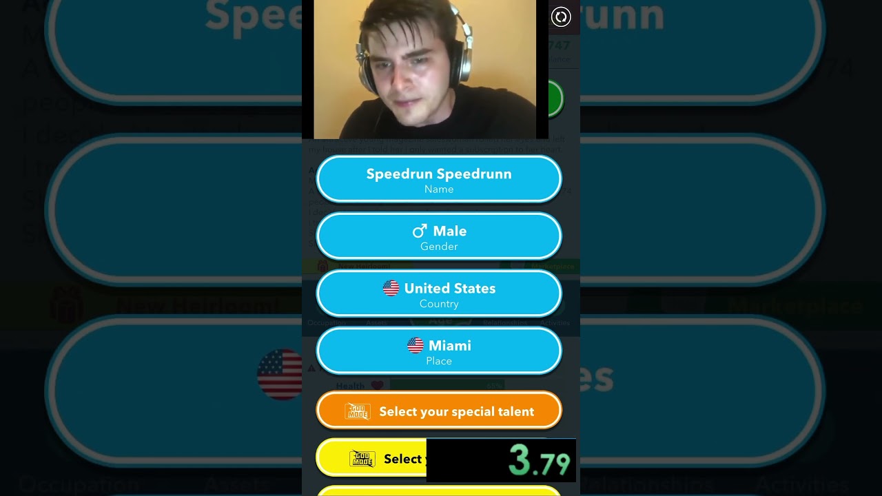BitLife Death Speedrun new *WR*