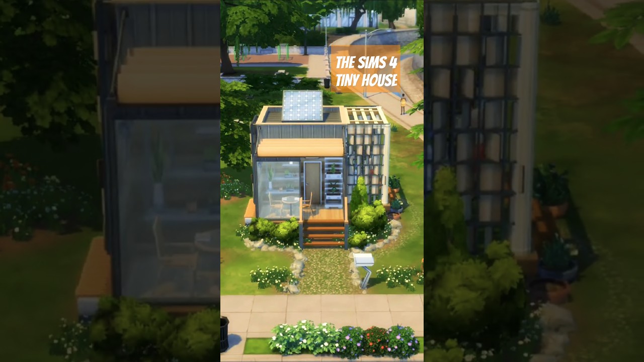 How to build a Tiny house in Sims 4 🌳 #sims4 #sims4house #sims4build