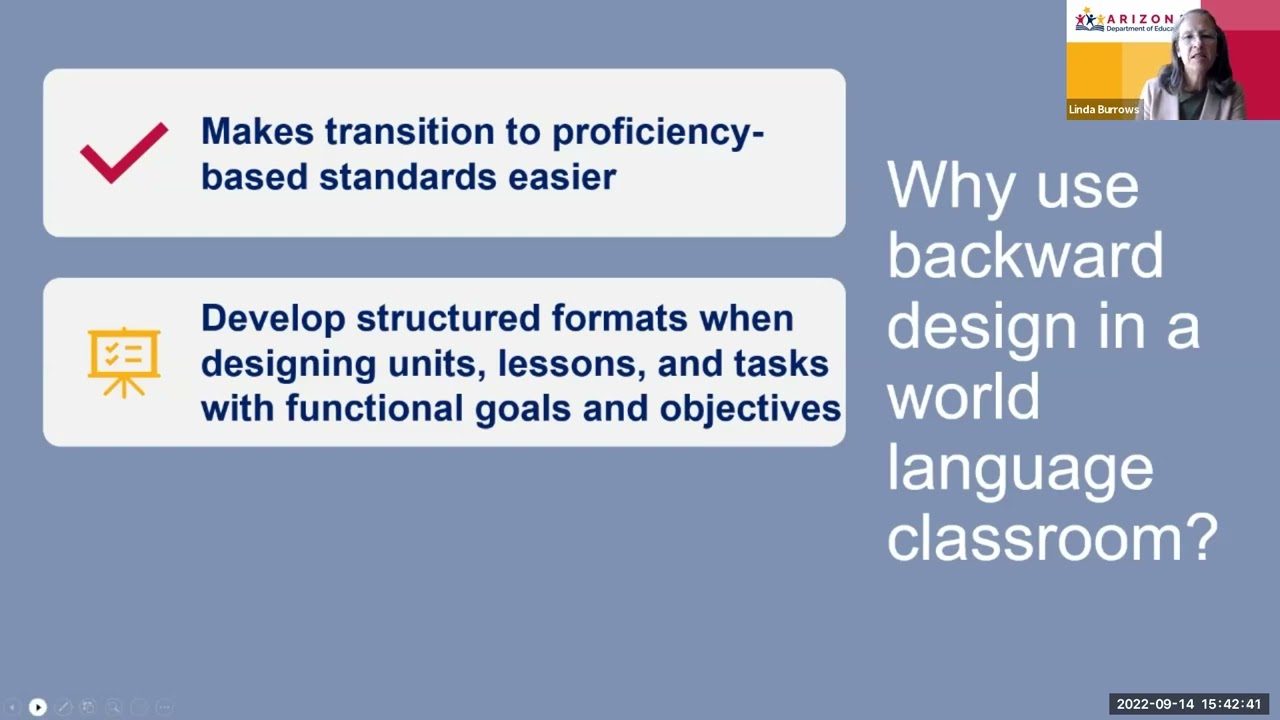 Using Backwards Design