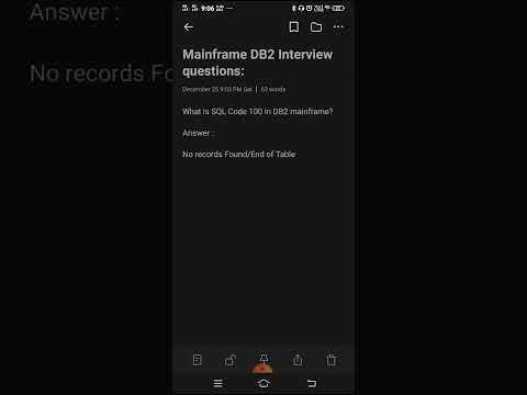 #shorts #SQL Code 100 || DB2 Mainframe interview questions