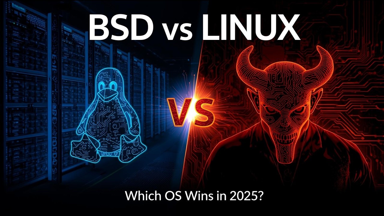 BSD vs Linux Explained in 2025 | Which Open-Source OS Is Better for Servers, Security & Power Users?