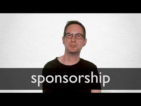 SPONSORSHIP Synonyms | Collins English Thesaurus