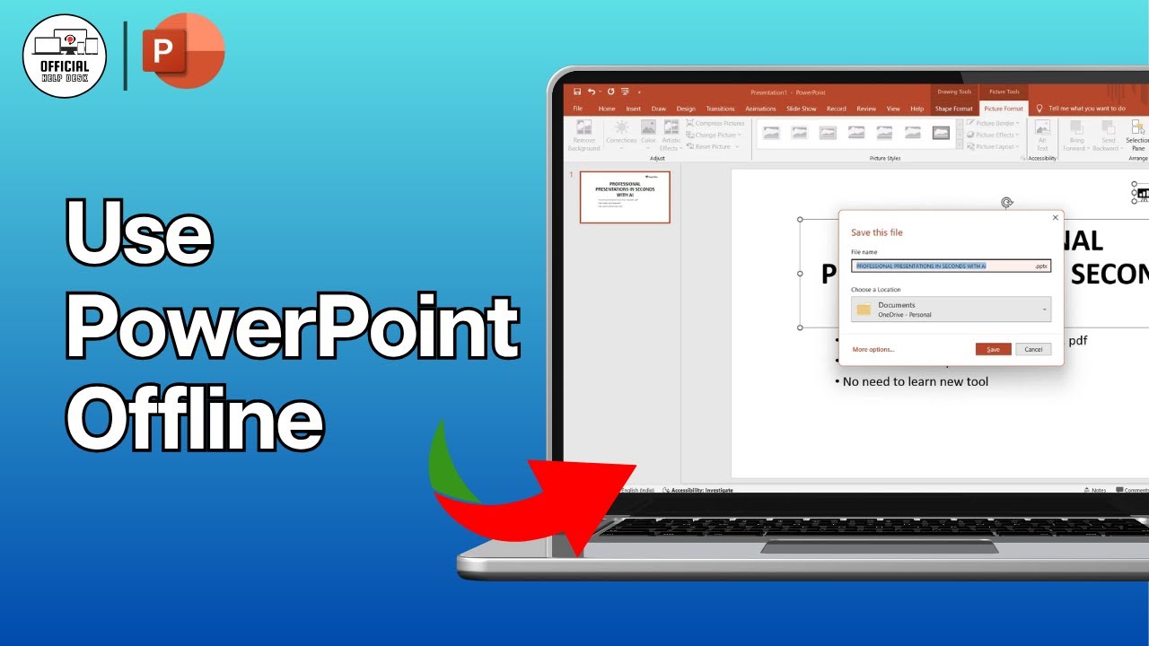 How to Use Microsoft PowerPoint Offline | Full Guide (2025)