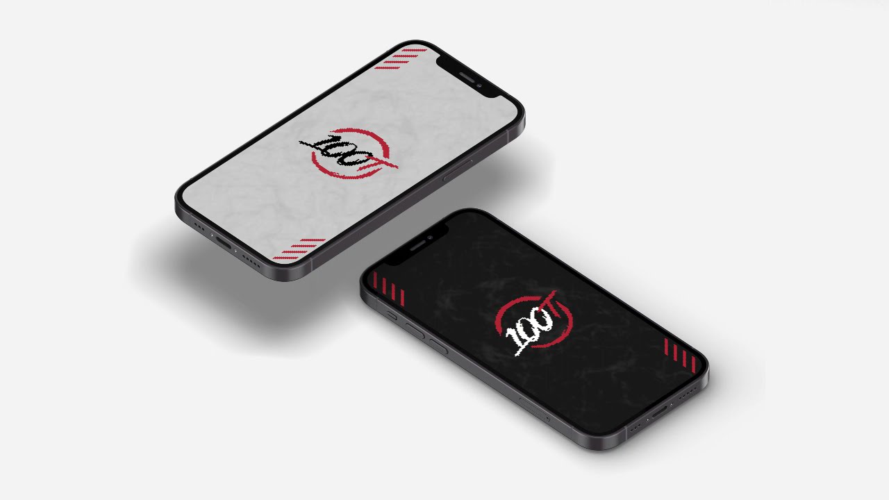 100 thieves Wallpaper| Speed Art By HertzGFX