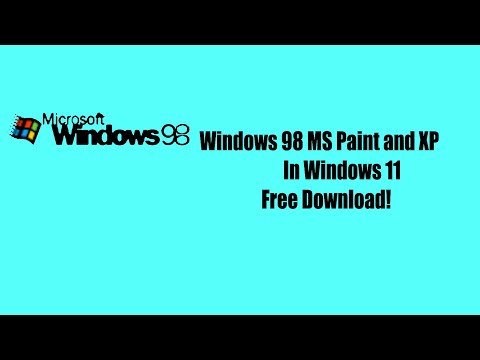 Windows 98 MS Paint and Windows XP Paint Free Download!