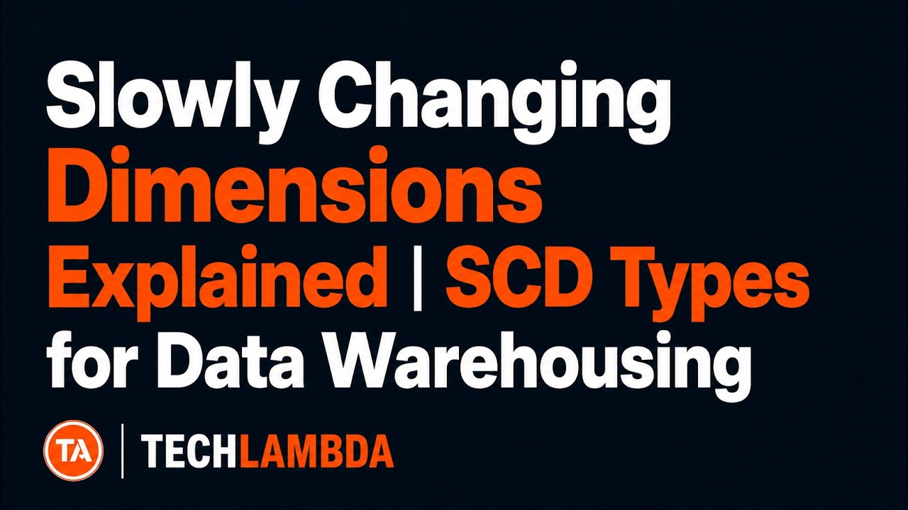 Slowly Changing Dimensions Explained | SCD Types for Data Warehousing