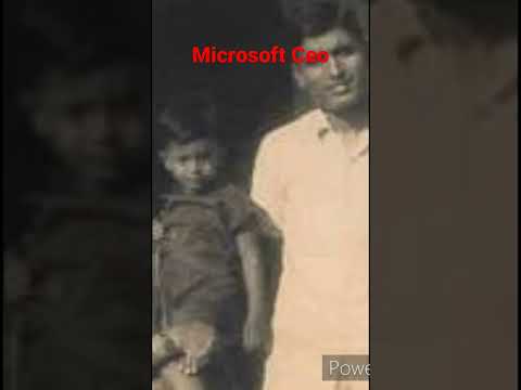 Microsoft CEO Satya nadella Childhood images