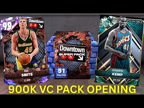 900K VC PACK OPENING! NEW INVINCIBLE SHAWN KEMP IN NBA 2K25 MYTEAM!