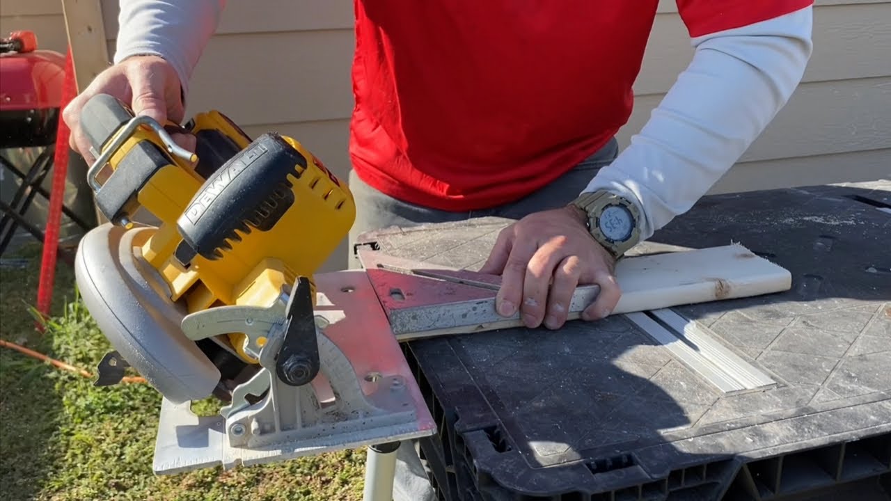 How to cut 45 degree angle with circular saw