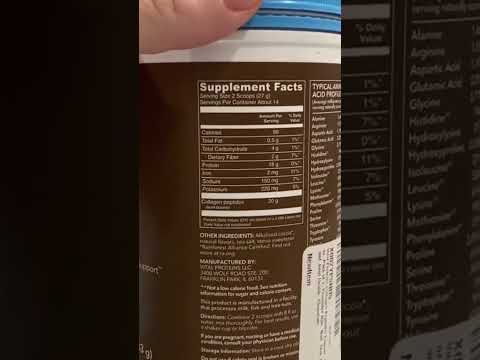 Vital Proteins Collagen Peptides Chocolate Powder
