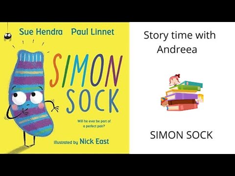 SIMON SOCK ~READ ALOUD story for children and kids.