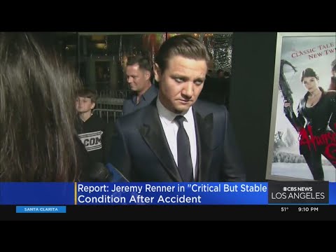 Report: Jeremy Renner in "critical but stable" condition following snow-plowing accident