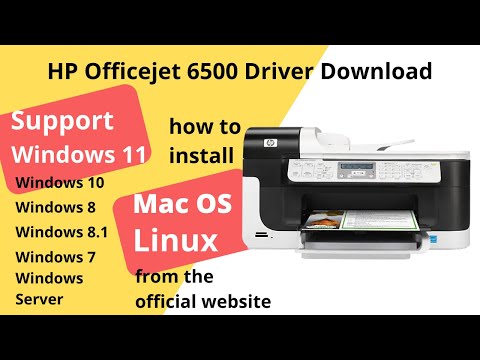 HP Officejet 6500 Driver Download and Setup Windows 11 Windows 10,Mac 13, Mac 12