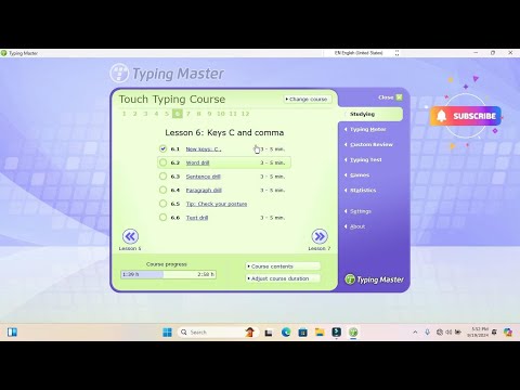 English Typing Day 29: Keys C and Comma | Typing Basics Tutorial