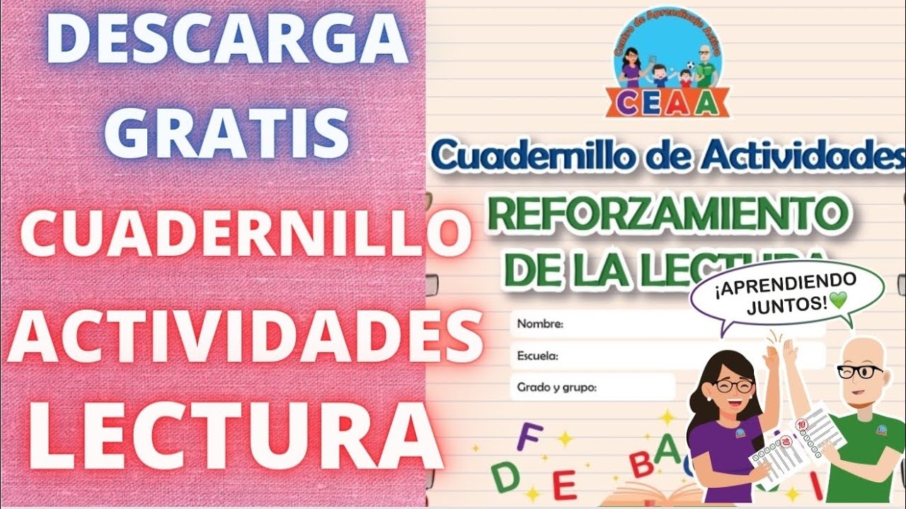 CEAA Cuadernillo REFORZAMIENTO LECTURA Descarga Gratis