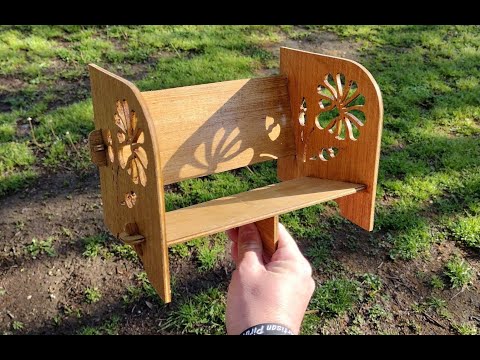 Countertop Bookshelf, Scroll Saw Project