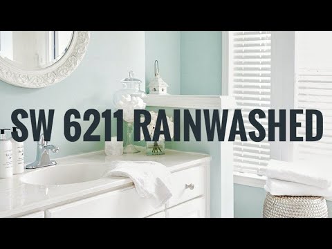 Sherwin Williams Rainwashed | Beautiful Blue Wall Color