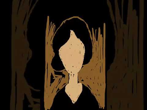 Lady with brown background