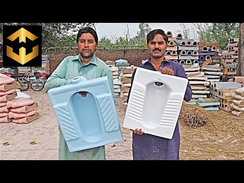 How to Indian Toilet FLUSH Commode Seat are made in Factory with Amazing Skills