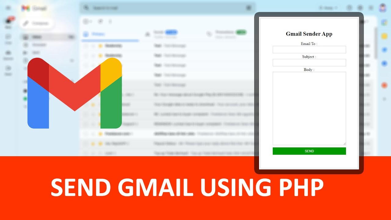 Send Gmail Using PHP
