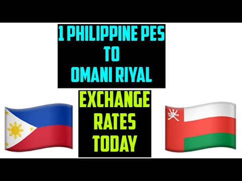 Philippine Peso to Omani Riyal Currency Exchange Rates Today 08 NOVEMBER 2024