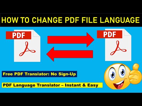 How to Translate PDF File to Any Language | Free & Easy PDF Language Converter 2025