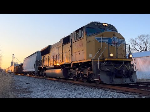 CSX M643-20 w/ UP 3940 (SD70M) + MP 75.7 Defect Detector in Rensselaer, Indiana