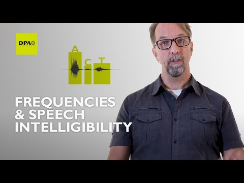 How voice frequencies affect speech intelligibility