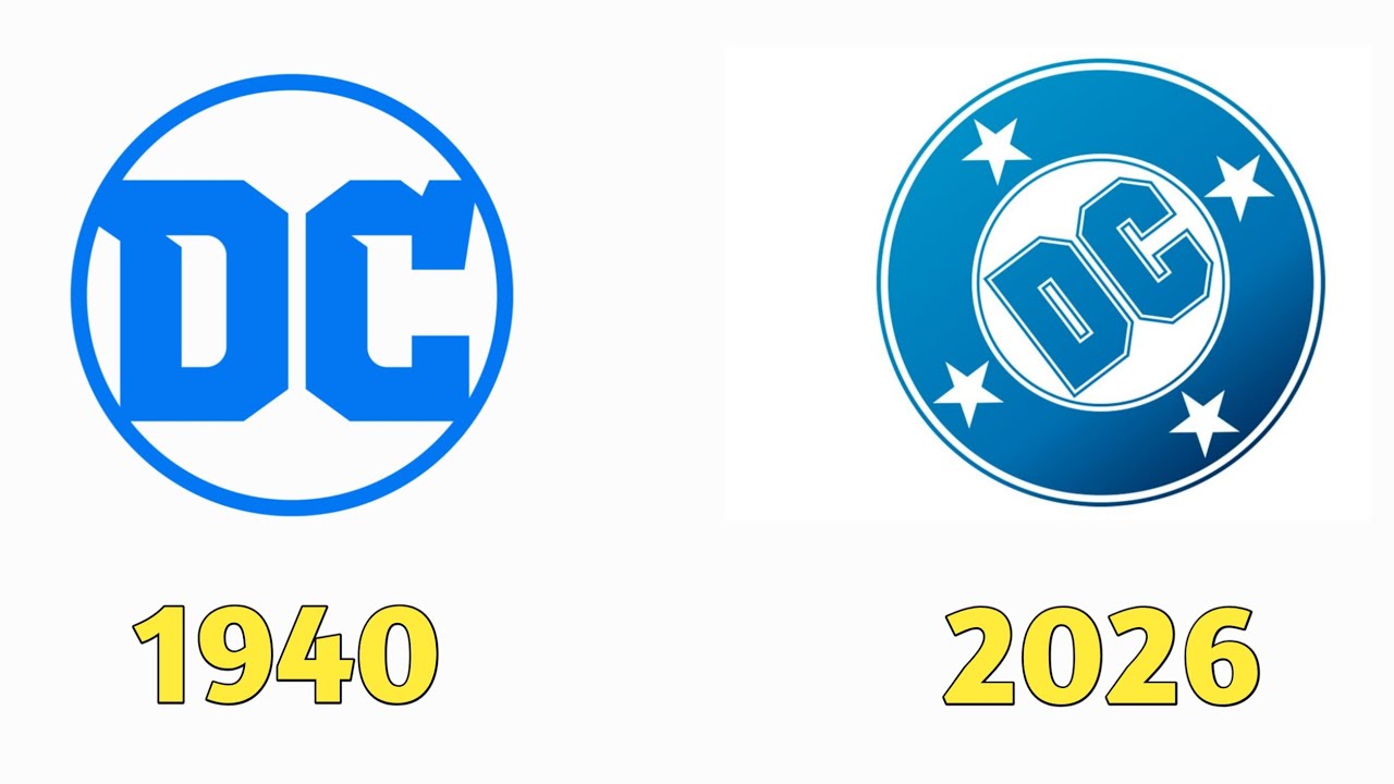 Evolution of DC Logo [1940 - 2026]