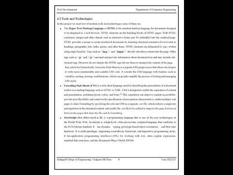 Internship on Web Development Report 2.