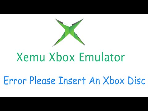 How to fix Error Please Insert An Xbox Disc in Xemu Xbox Emulator