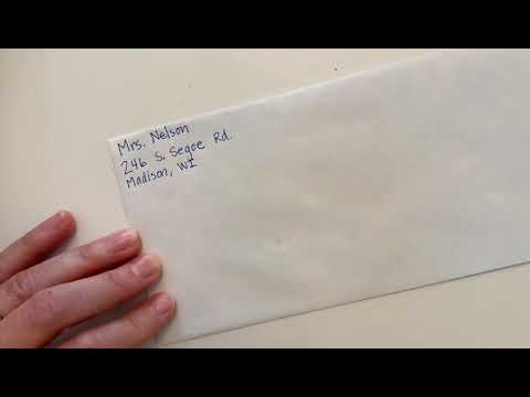 How to address a letter