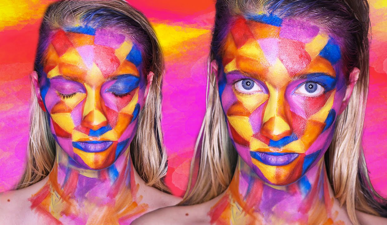 PICASSO STYLE CUBISM - Makeup Tutorial (collab)