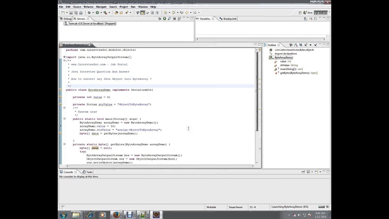 How to convert any Java Object into ByteArray