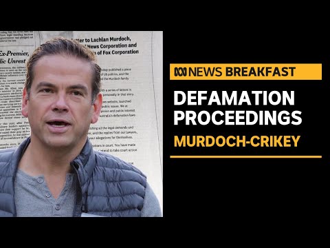 Lachlan Murdoch sues Crikey's owners for defamation | ABC News