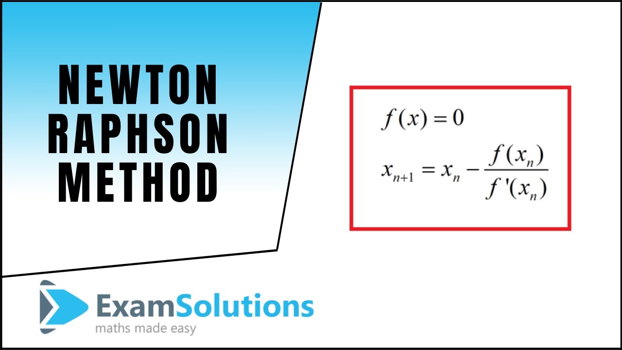 How to use the Newton Raphson method