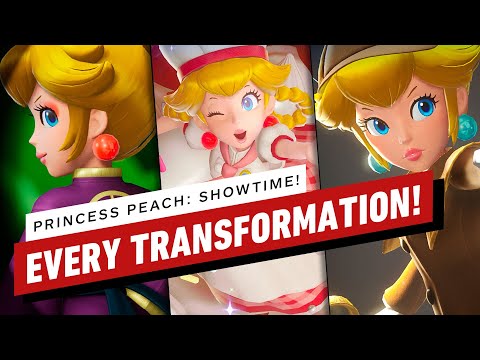Princess Peach: Showtime! - Every Transformation - Cooking Videos