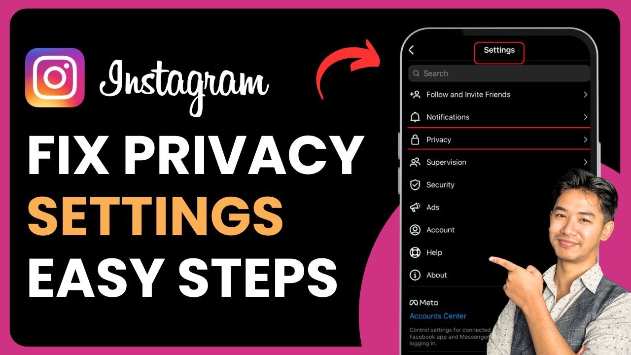 How to Fix Instagram Privacy Settings !