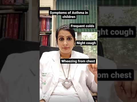 Is your child suffering from asthma? Early symptoms of asthma in kids