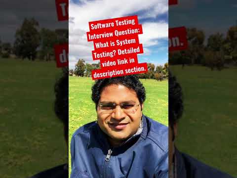 What is System Testing? Software Testing Interview Questions and Answers #shorts