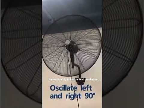 #adjustment of #Industrial #wall #bracket #fan #big #airflow #horozizontal #oscillation #settings