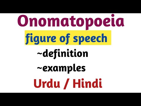 What is onomatopoeia || literary figure || figure of speech || onomatopoeia definition and examples