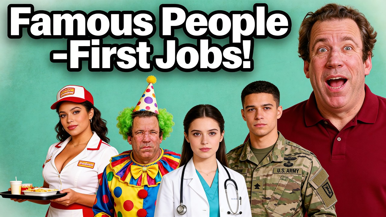 Before the Fame: Celebrities’ First Jobs Revealed