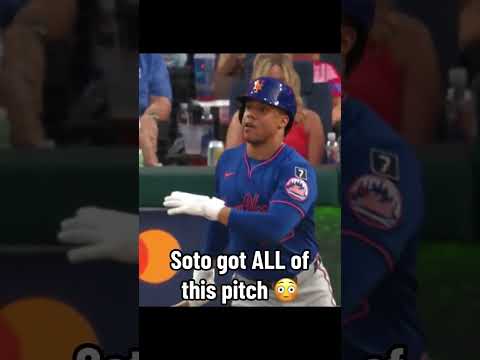 Juan Soto got ALL of this pitch 😳