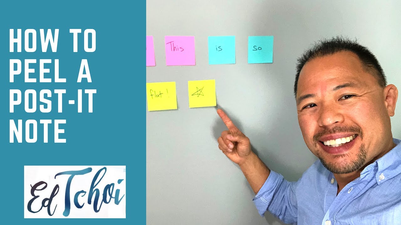 How to Peel a Post it Note